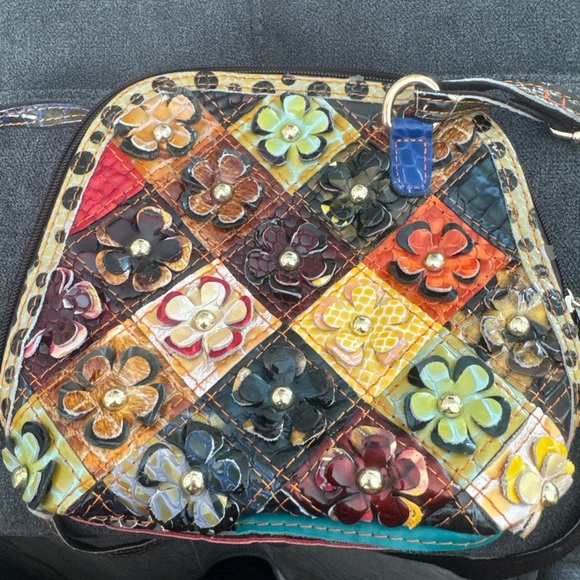 Treska | Bags | Treska Flowered Crossbody Bag | Poshmark
